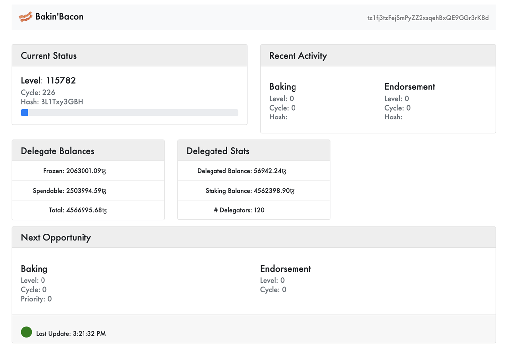 Bakin'Bacon - Tezos Baking Made Easy - Project Updates - Tezos Agora Forum